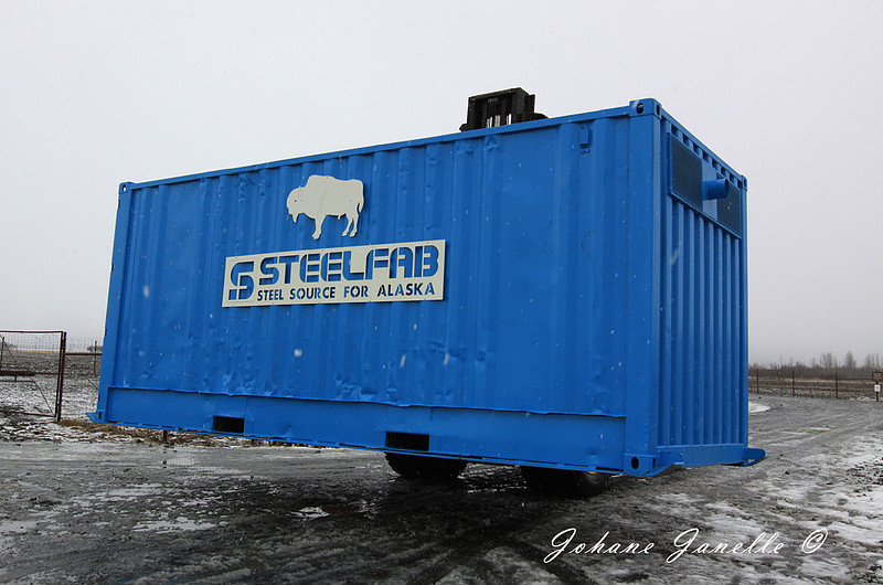 Johane Janelle | Alaska - Wood Bison Reintroduction 2015 | Bison Containers
